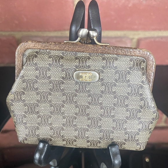 Celine | Bags | Vintage Celine Kisslock Coin Purse | Poshmark